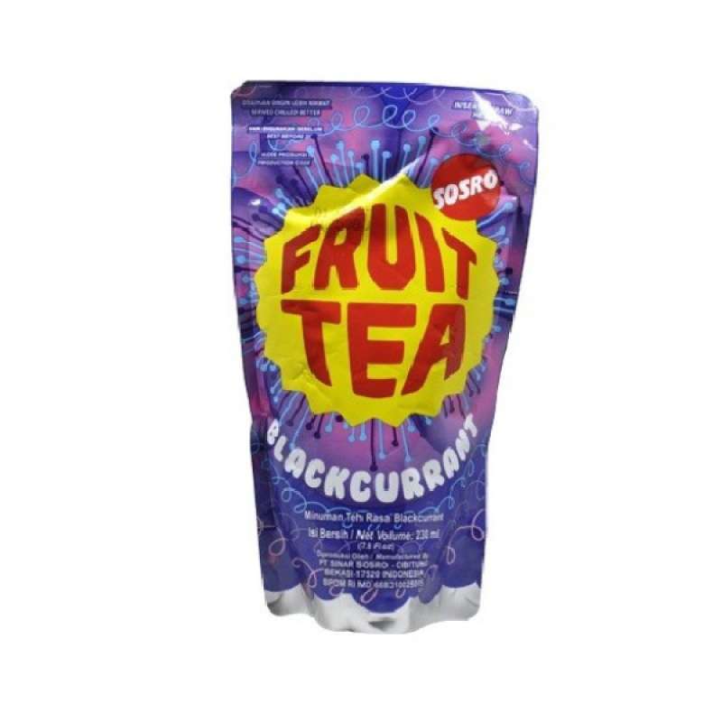 Jual Fruit Tea Sosro Blackcurrant Pouch 200 Ml Di Seller Hasan Mart ...