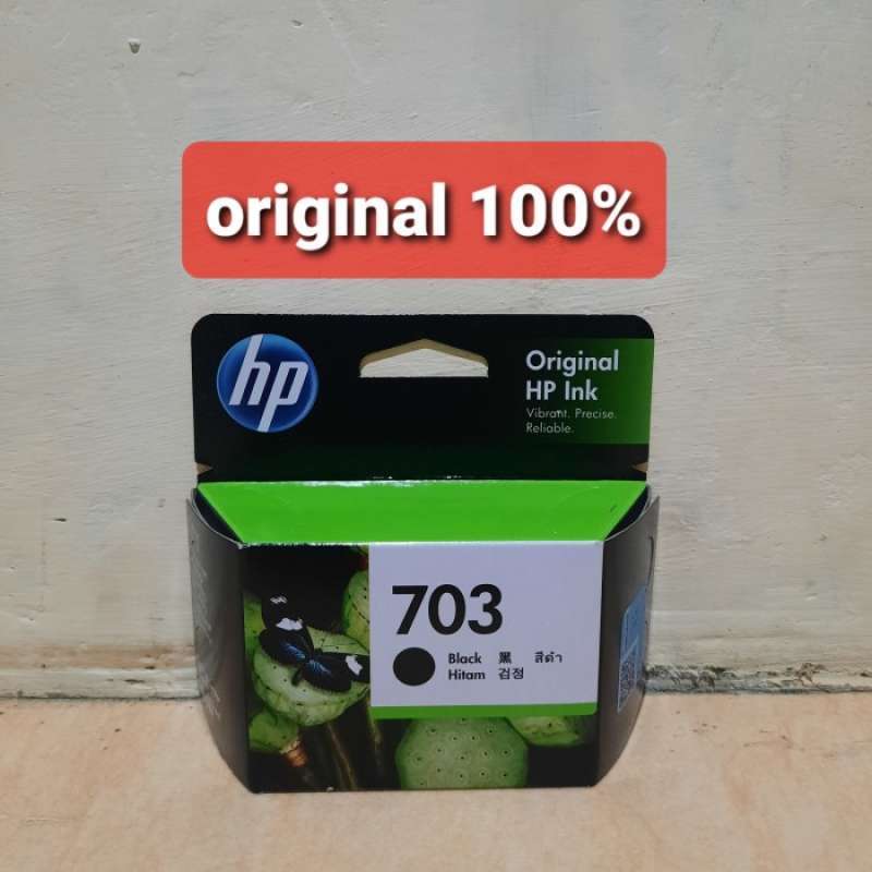 Jual TINTA PRINTER ORIGINAL HP 703 BLACK DAN COLOUR K109, K209a,VARIAN di Seller sinarrumah ...