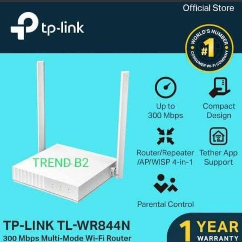 Jual Tp Link Tl-wr844 Model Pengganti Tl-wr840n Multi Wifi Router ...