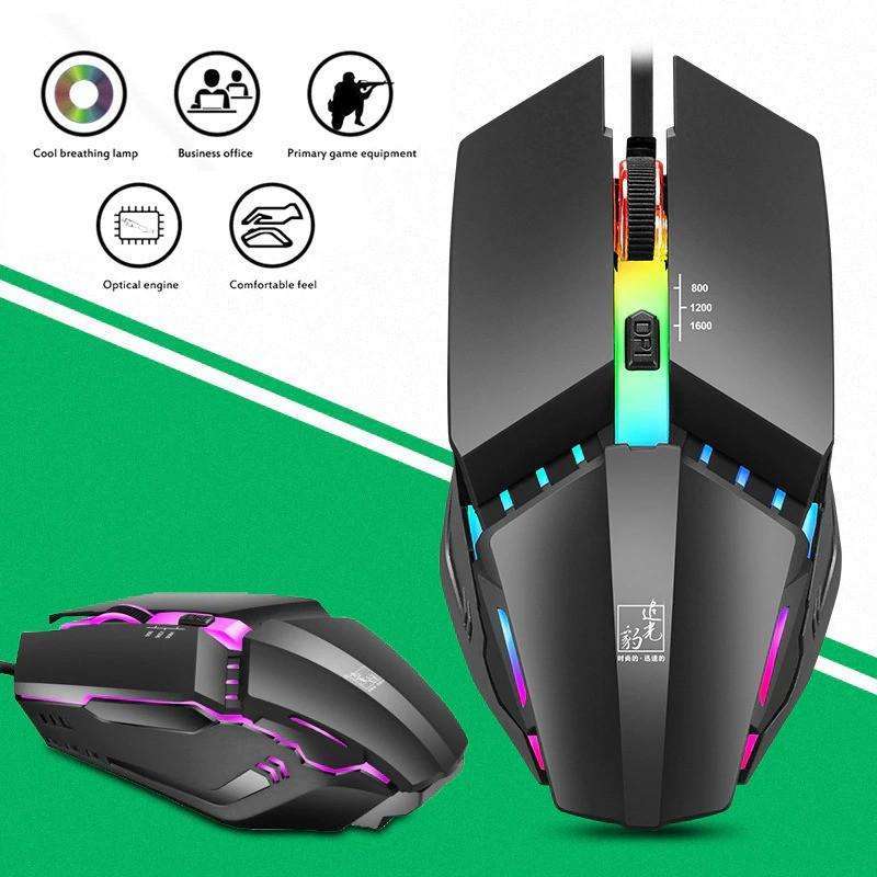 Jual Mouse Gaming LED RGB 1600 DPI - K3 - Black di Seller Yogot Market ...
