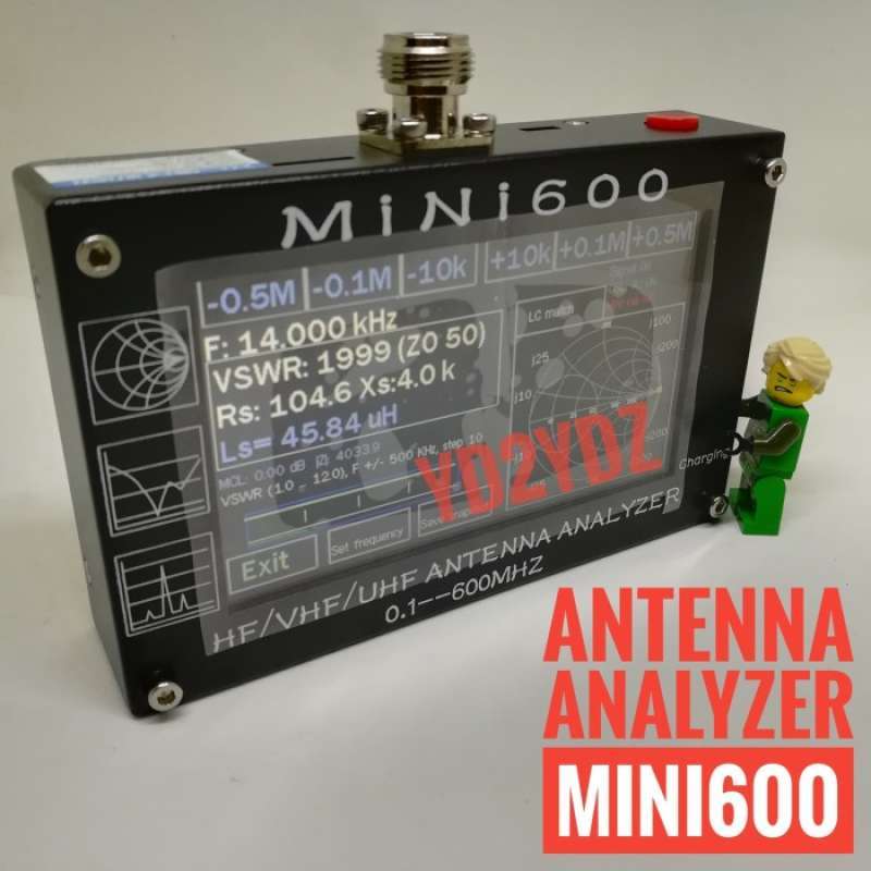 Jual Antenna Analyzer mini600 antena tuner HF VHF UHF mini 600 swr ...