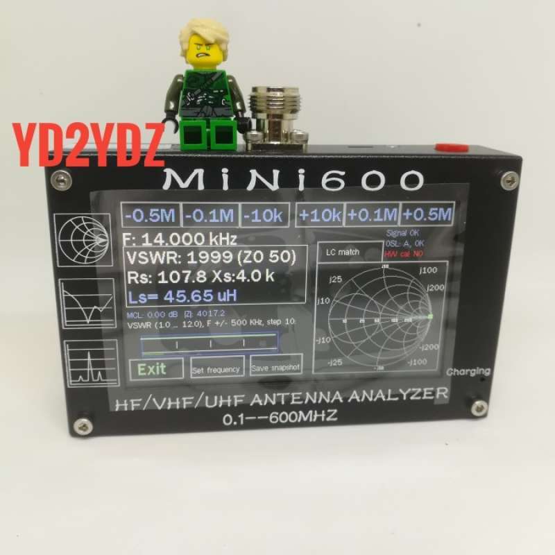 Jual Antenna Analyzer mini600 antena tuner HF VHF UHF mini 600 swr ...