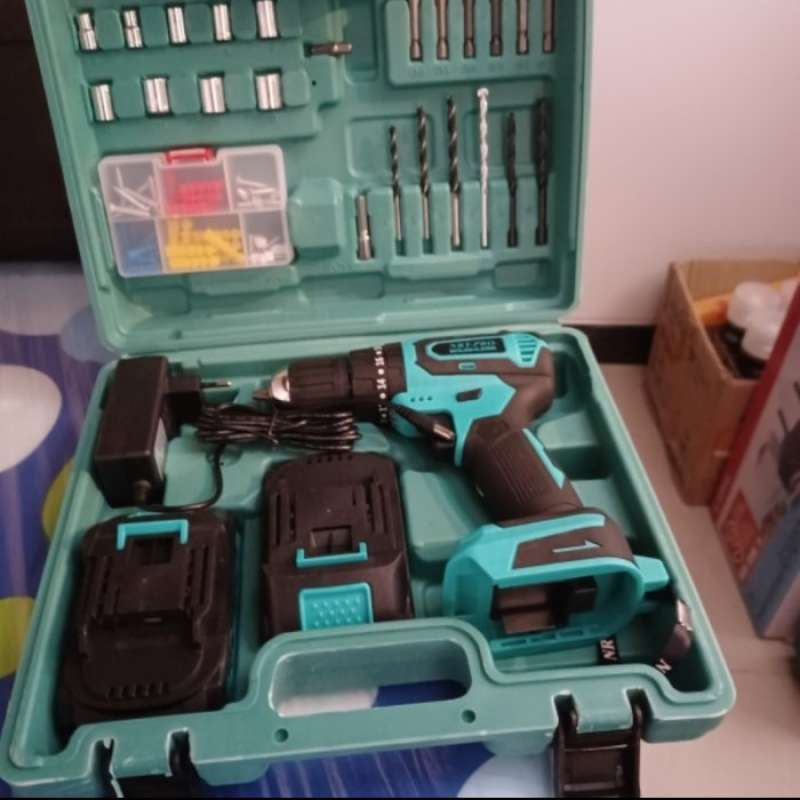 Promo Mesin Bor NRT PRO Cordless Brushless DC 740 Mesin Bor Baterai NRT ...