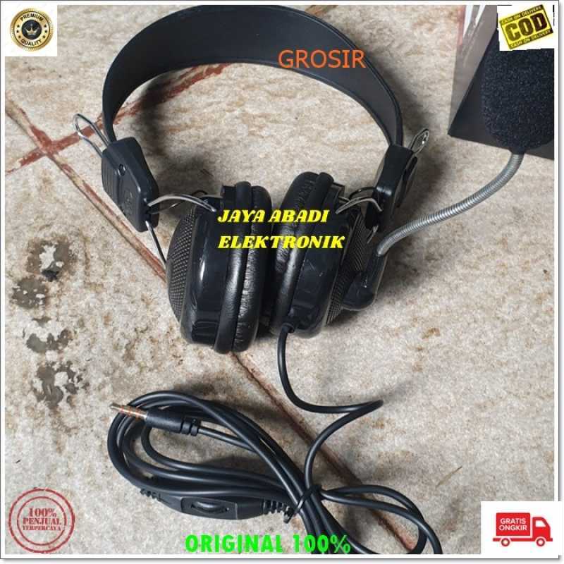 Promo Headset Game In Ear Headphone Bando Youtuber Gaming Call Double ...