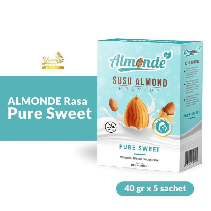 Jual Almonde Susu Almond Premium Ibu Hamil Yummys ASI Booster di Seller ...