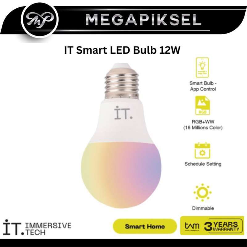 Jual It Smart Led Bulb 12w Di Seller Megapiksel Official Store - Dji ... Jual It Smart Led Bulb 12w Di Seller Megapiksel Official Store - Dji ...
