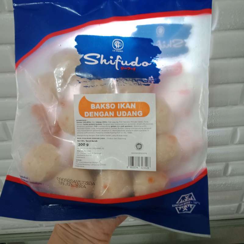 Jual Shifudo Bakso Ikan dengan Udang uk 200 gr di Seller Nania Frozen ...
