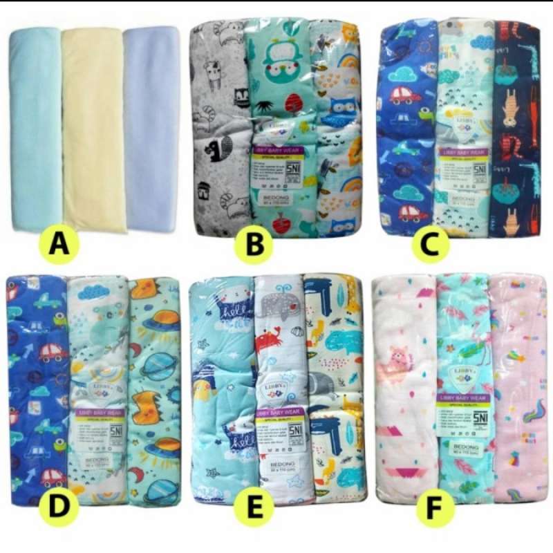 Jual Bedong Libby Baby Wear Bedong Bayi 3pcs Di Seller Shopies ...