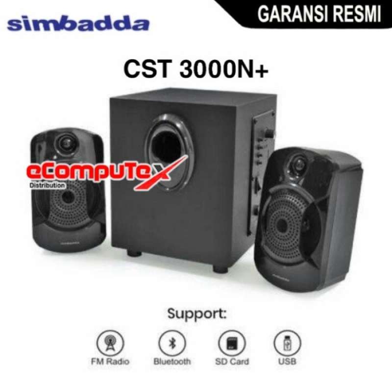 Jual Speaker Simbadda Cst 3000n+ / 3000 N+ Bluetooth Usb Aux Fm Radio ...