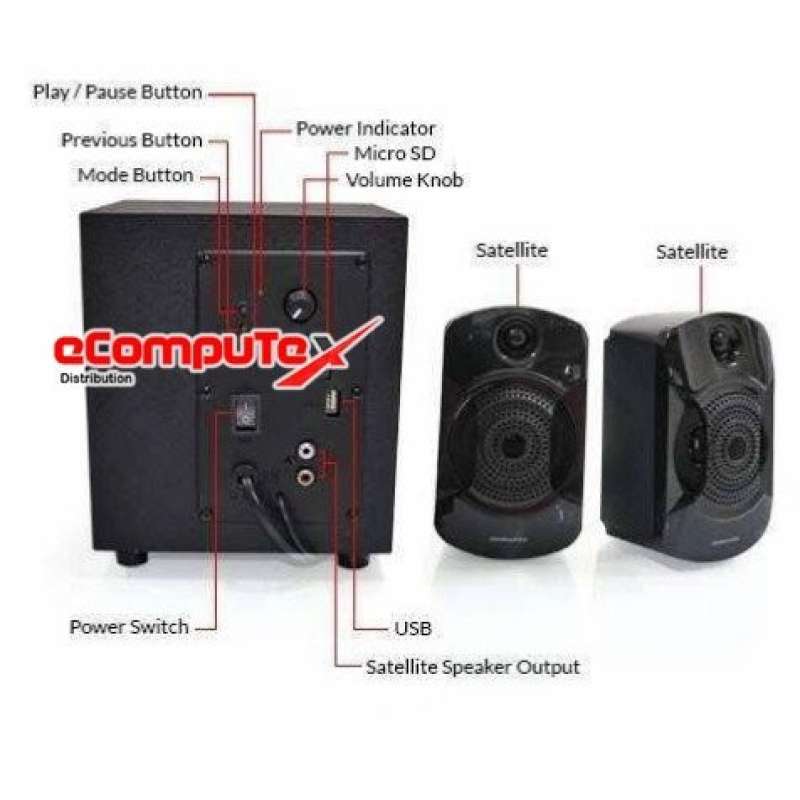 Jual Speaker Simbadda Cst 3000n+ / 3000 N+ Bluetooth Usb Aux Fm Radio ...