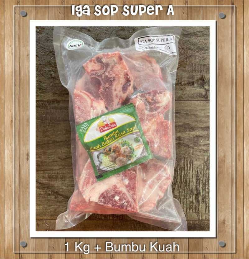 Jual Iga Sop Super A 1 KG + Bumbu Kuah - Iga Sop Sapi di Seller Decemil ...