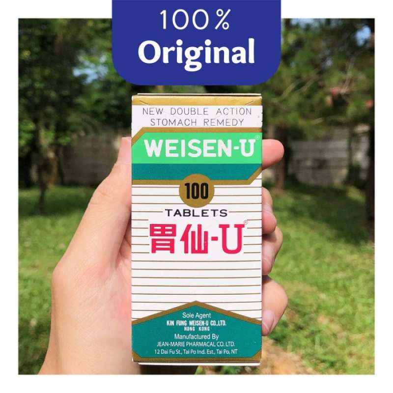 Jual Weisen U / Wei Sen U 100 Tablets - Obat Sakit Maag - Made in ...