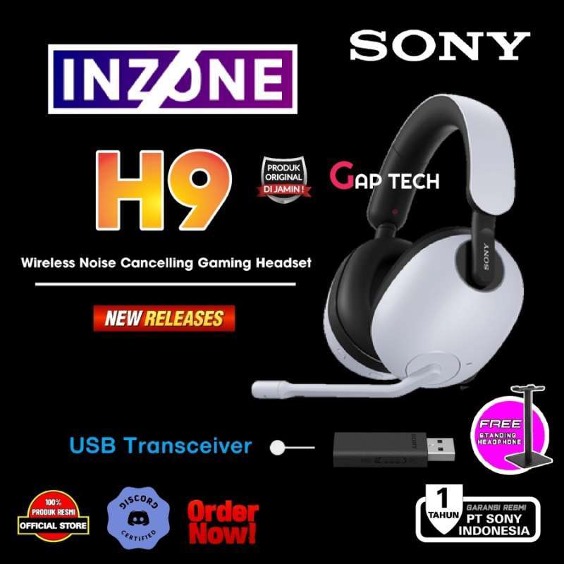 Jual Sony INZONE H9 / H 9 Wireless Noise Canceling Gaming Headset ...