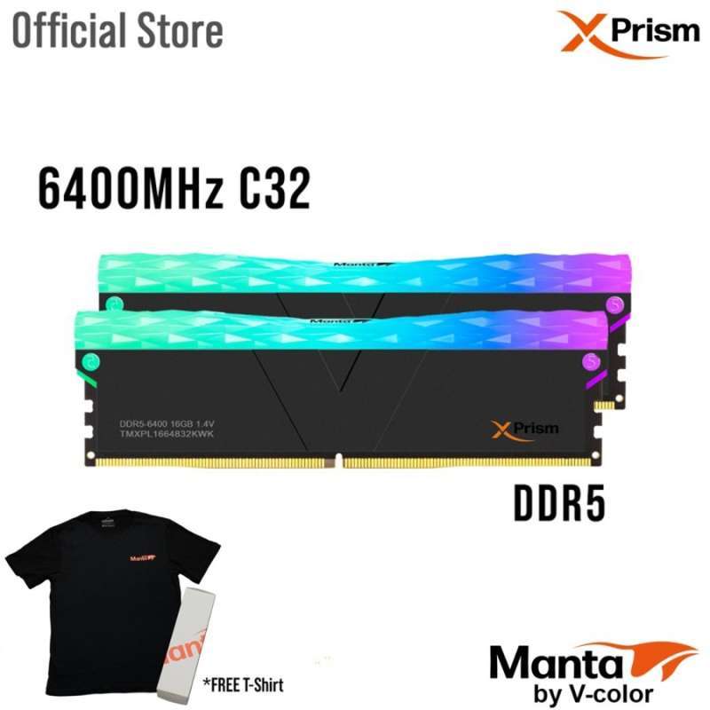 Jual V-COLOR DDR5 MANTA XPRISM RGB 2x16GB 6400MHz Memory (32GB) di Seller Gamer's Outpost ...