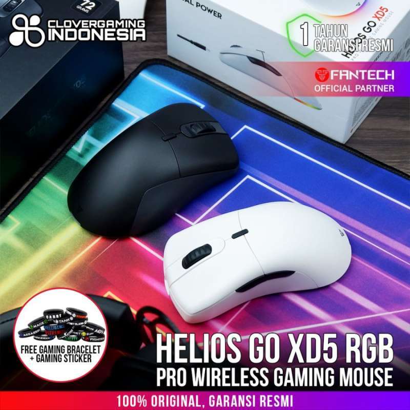 Jual Fantech Helios Go Xd5 Rgb - Pro Wireless Gaming Mouse Di Seller ...
