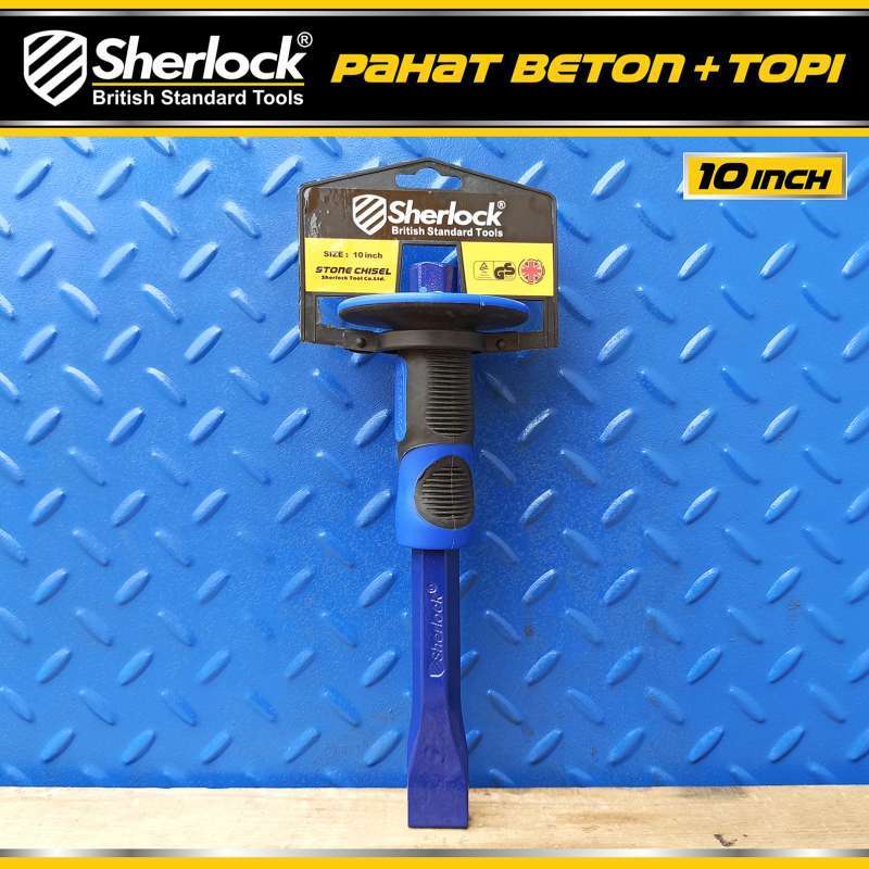 Jual Pahat Batu Beton Topi Cold Chisel Sherlock Betel Baja 10 Inch Di ...