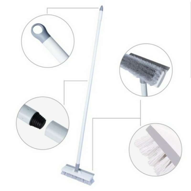 Promo Sikat Lantai Dengan Wiper 2in1 Warna Putih Aesthetic Do Diskon 11 ...