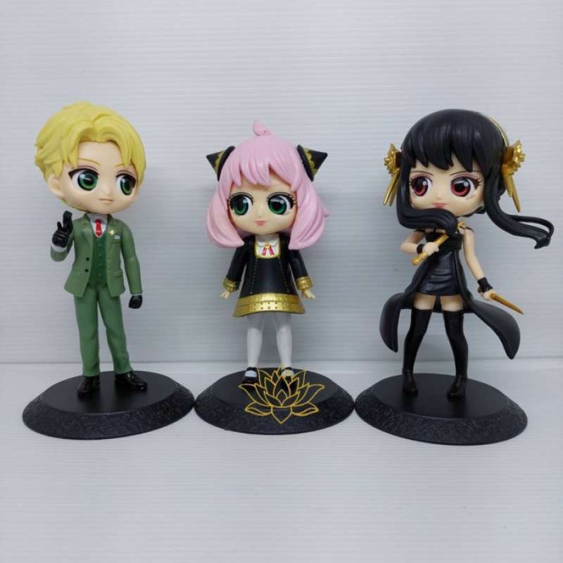 Jual Anime Spy X Family Anya Loid Yor Forger Qposket Action Figure ...
