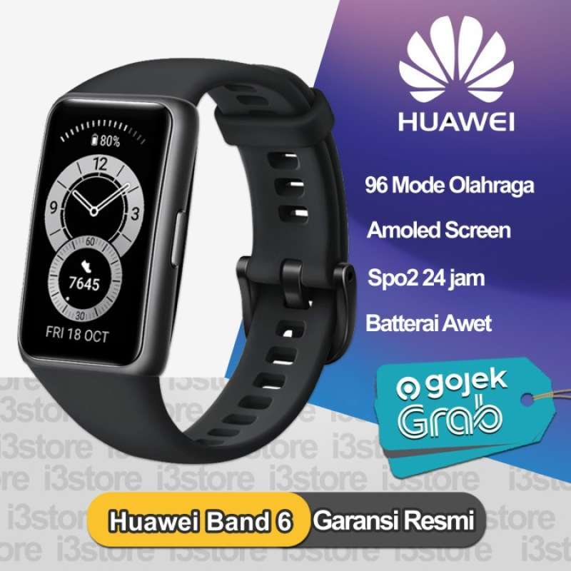 Jual Huawei Band 6 SpO2 Monitoring Oxymeter Garansi Resmi Indonesia ...