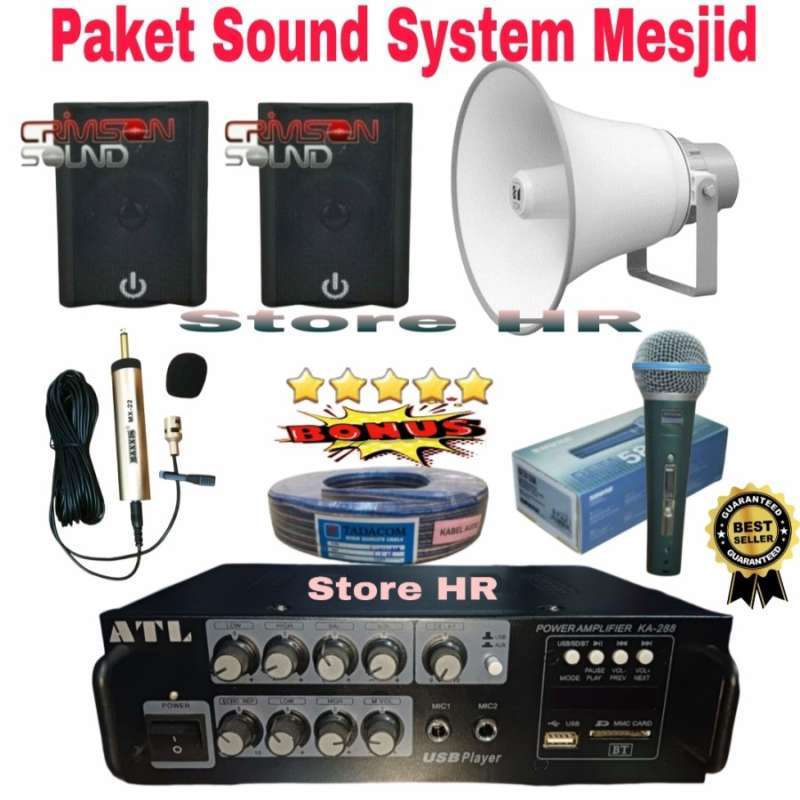 Jual Paket TOA Speaker Masjid Sound System mushola outdor indor di ...