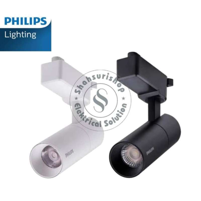 Jual PHILIPS LED PROJECTOR RELL / LAMPU TRACK 7 WATT ST033T PUTIH HITAM ...