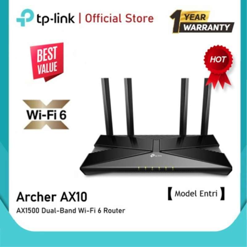 Promo Tp-link Archer AX10 AX1500 Wi-Fi 6 Router Tplink Diskon 21% di ...