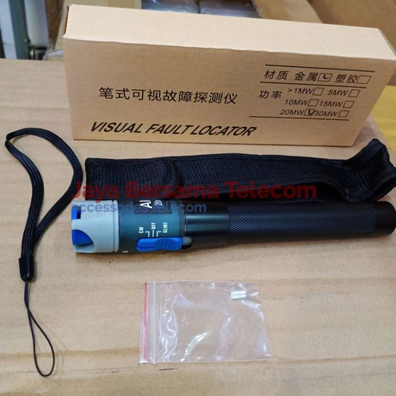 Jual Visual Fault Locator Vfk Fo/senter Optik 20mw 20km Laser Fiber ...