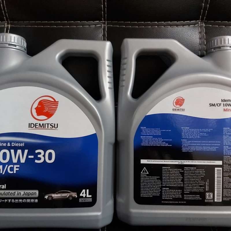 Promo Oli Mobil Idemitsu SM/CF 10W-30 Kemasan 4 Liter Diskon 33% di ...