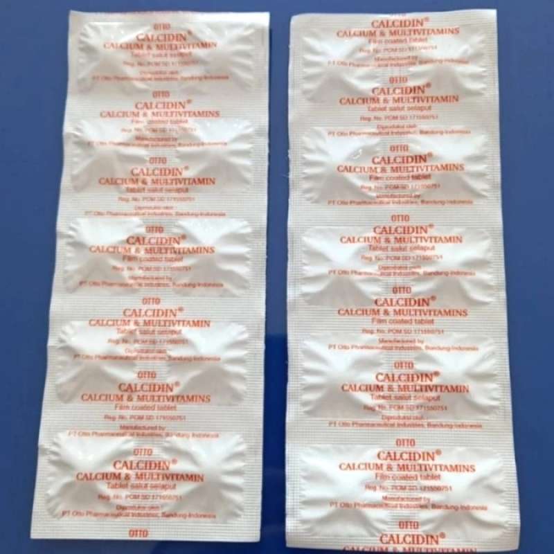 Jual CALCIDIN Strip 10 Tablet di Seller Raisha Farma - Kota Jakarta ...