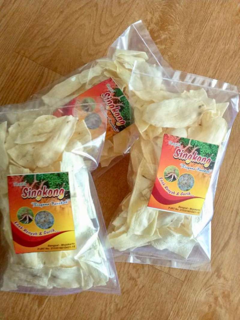 Promo Aneka Cemilan Keripik Dari Singkong Dan Mbote Kemasan 150gr Dan ...