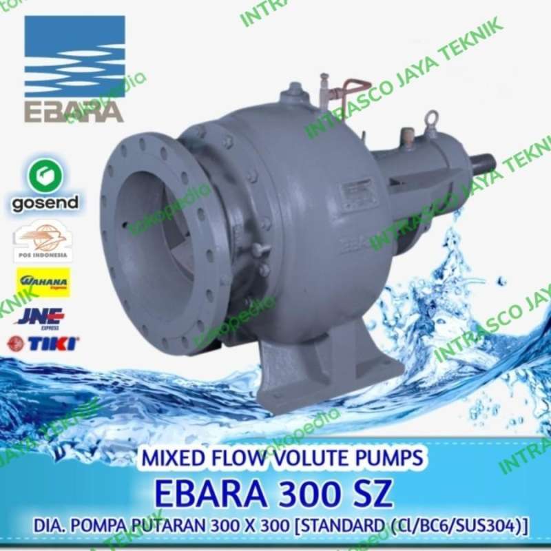 Jual Mesin Pompa Air Ebara 300 Sz (mixed Flow Volute Pumps) Bare Pump Di Seller Intrasco Jaya ...