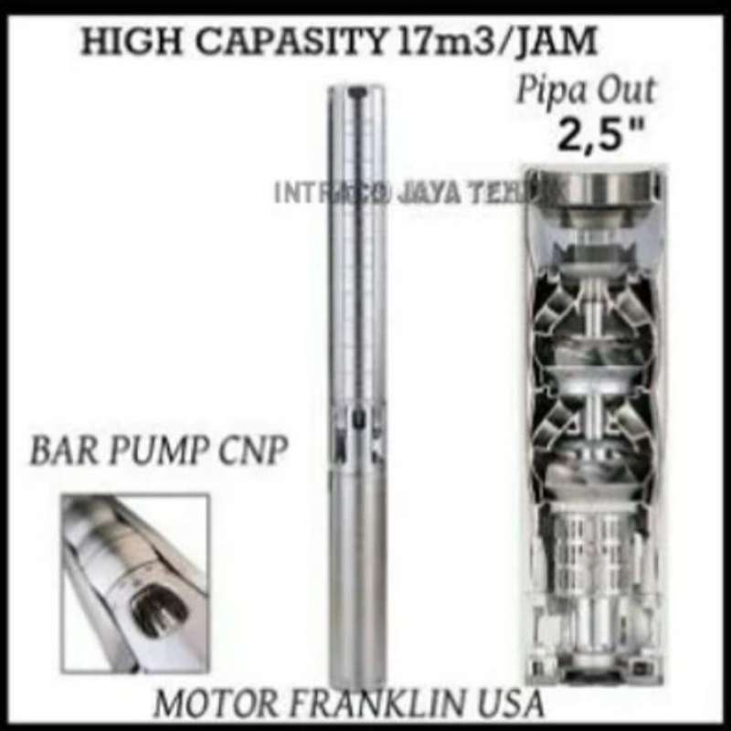 Jual Pompa Cnp Sj 17 Motor Franklin Usa Pompa Celup Sumur Dalam ...