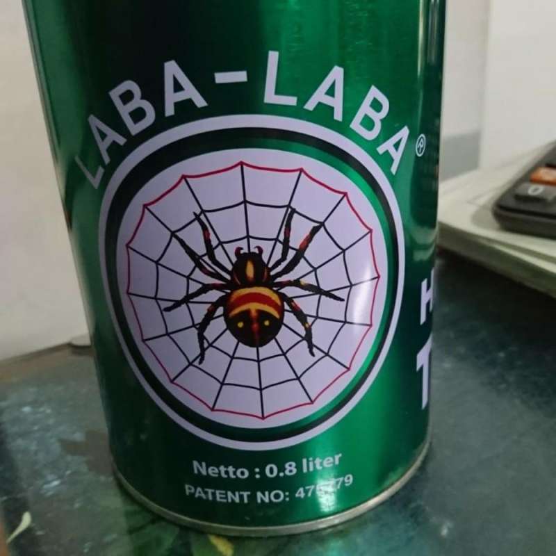 Jual Thinner Laba-laba Hijau kemasan 0.8 liter Super High Gloss di ...