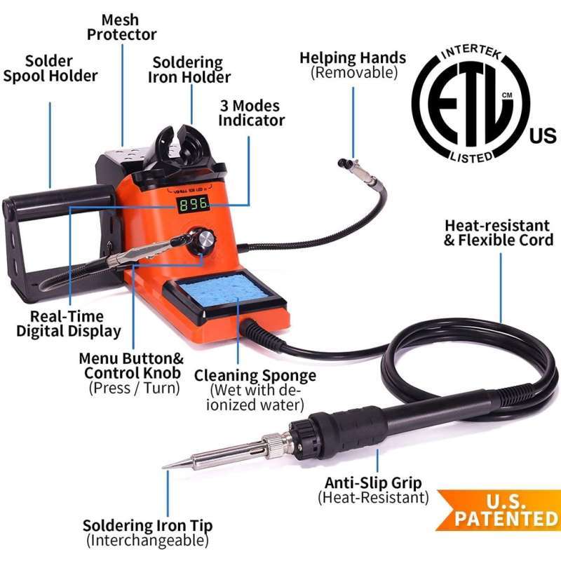 Jual [100% Asli] Diymore 60w Konstan Suhu Tampilan Digital Las Besi ...