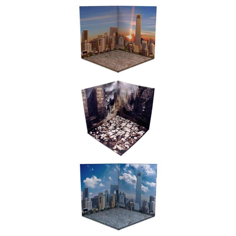 Promo 3x 1/12 Backdrop Scene Diorama Layout Background Storage for ...