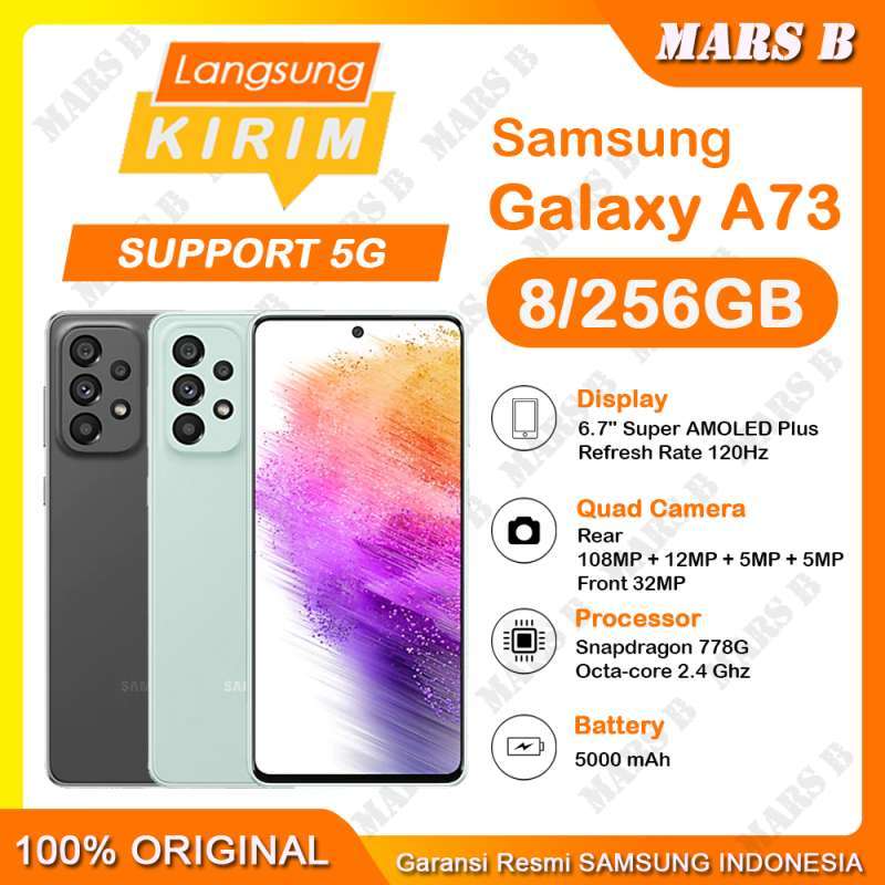Jual Samsung Galaxy A73 5G [ 8/256GB ] - Garansi Resmi di Seller MARS B Store - Mekarmukti, Kab ...