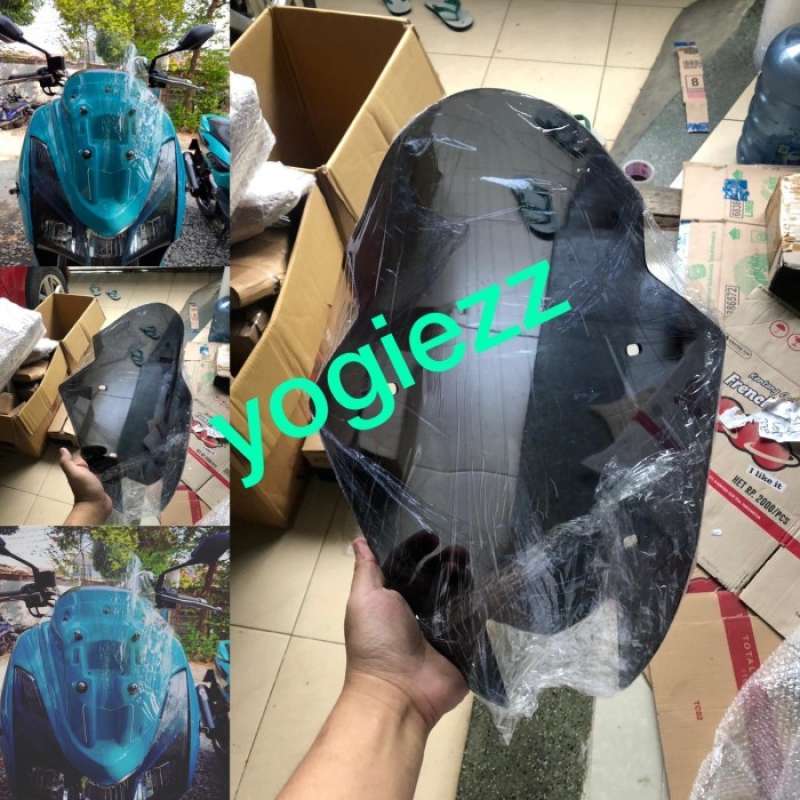 Promo windshield yamaha lexi tdr visor lexy flyscreen yamaha lexi tdr ...