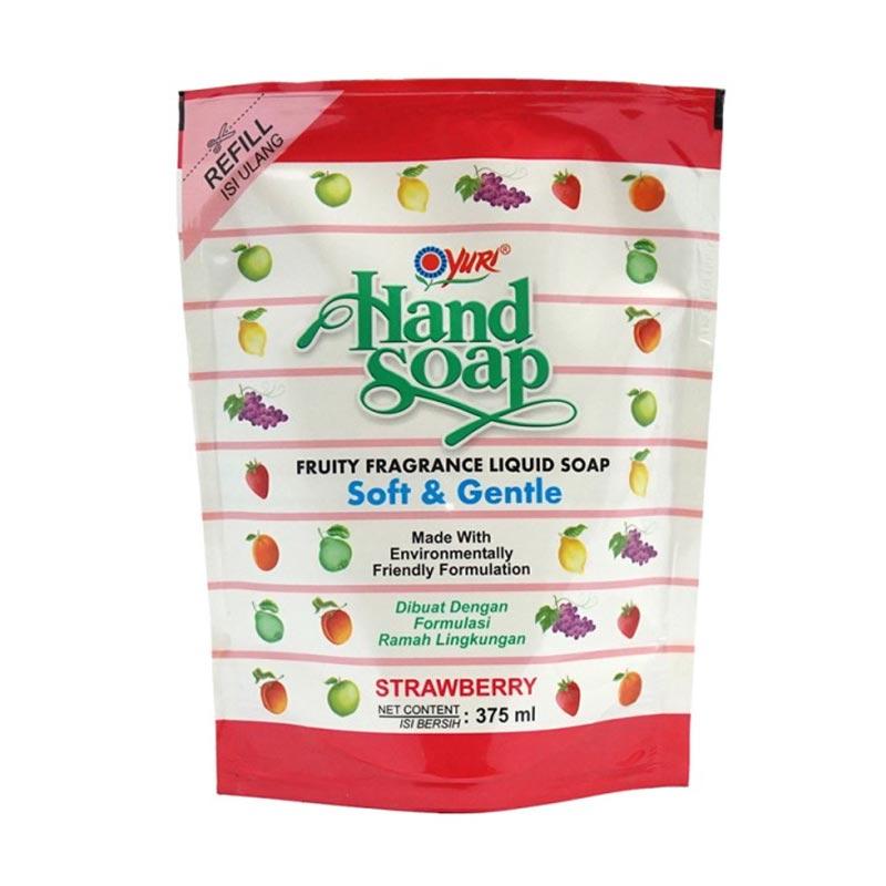 Jual Yuri Hand Soap Sabun Cuci Tangan [375 Ml/ Refill] - Strawberry Di ...