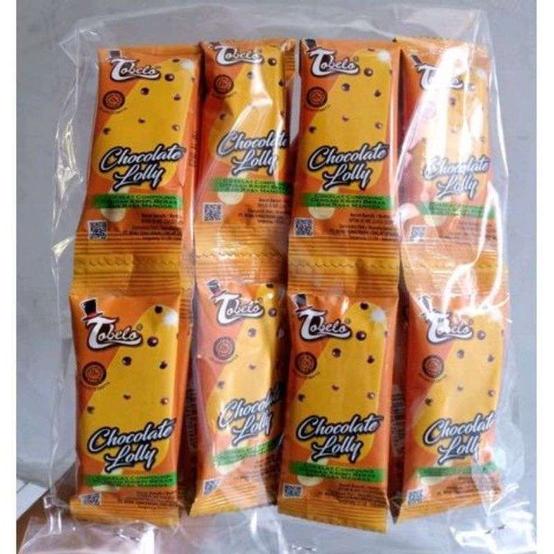 Promo Tobelo Chocolate Lolly Coklat Tobelo Crispy Rasa Mangga Isi 10pcs ...