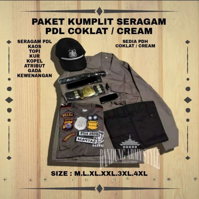Jual Seragam security terbaru / Seragam PDL terbaru LENGKAP / Seragam ...