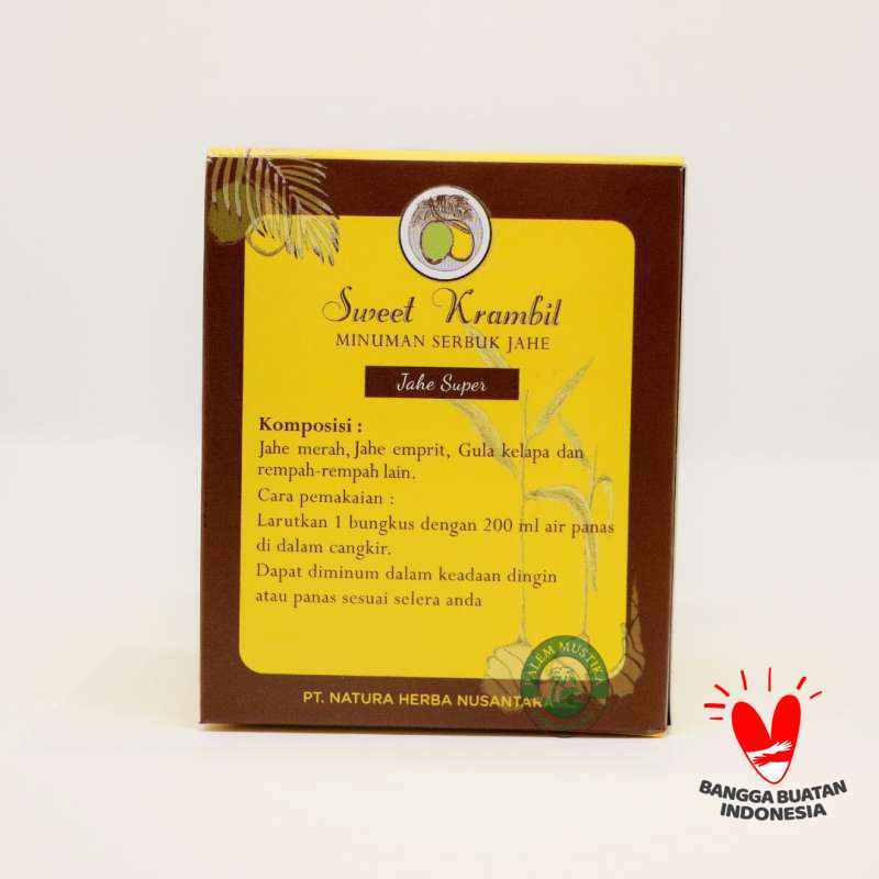 Promo Sweet Krambil Jahe Super| Sachet isi 5| Gula Kelapa| Instan Bubuk ...