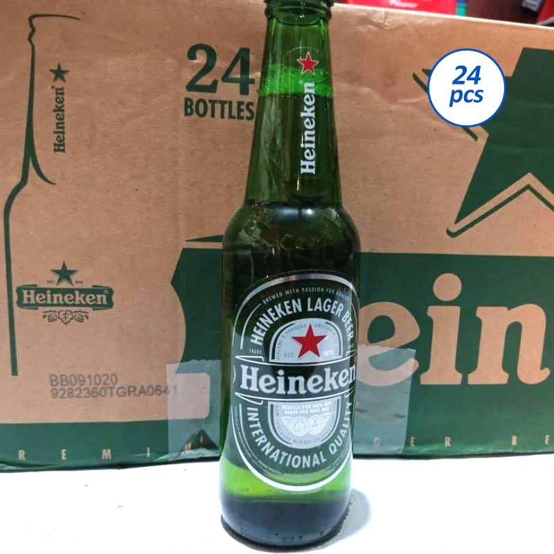Promo Heineken Lager Beer [330 mL/ 24 pcs/ Botol] Diskon 8% di Seller ...