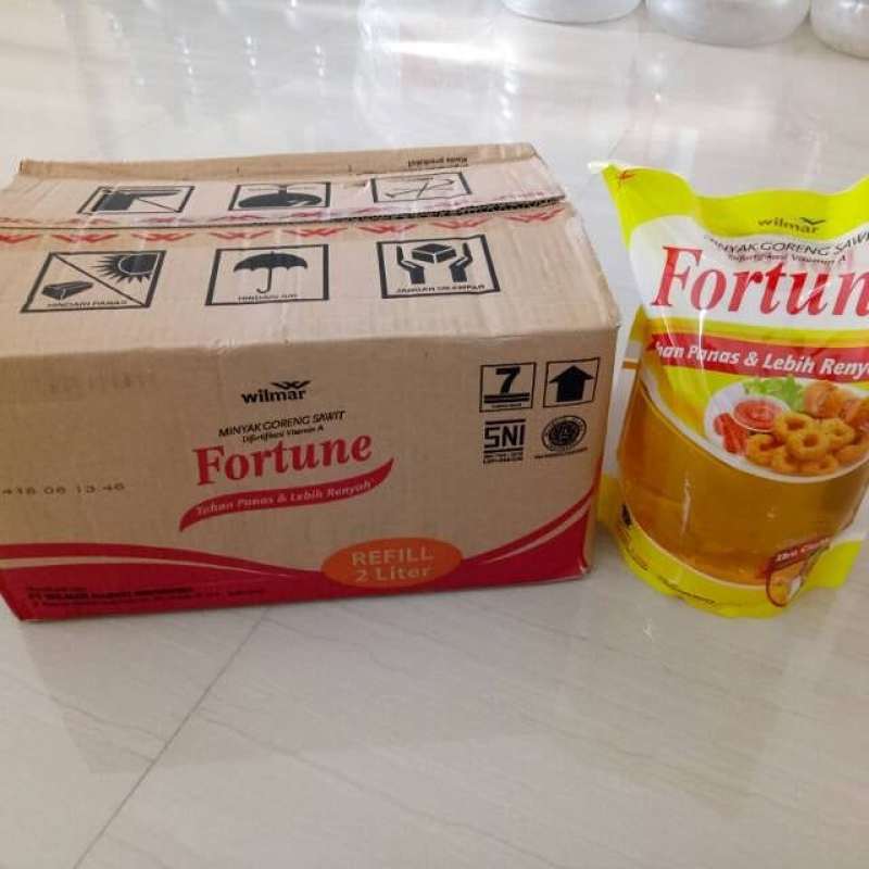 Jual Fortune Minyak Goreng Sawit [2L/ 1dus isi 6 pouch] di Seller TOKO ...