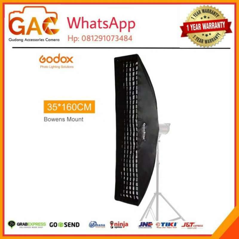 Promo softbox godox strip box SB FW 35x160cm with GRID Diskon 11% di ...
