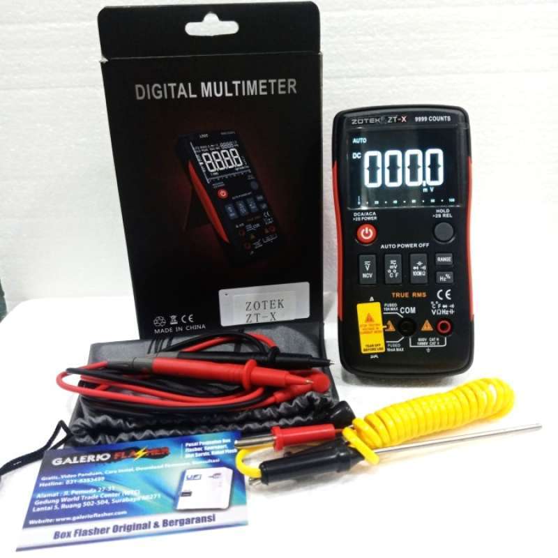 Promo Multitester Multimeter Avometer Zotek Zt-X Diskon 2% di Seller ...