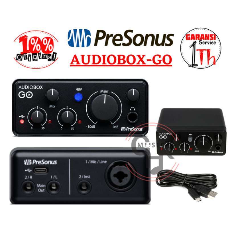 Jual Presonus AudioBox GO Compact 2x2 USB Audio Interface di Seller ...