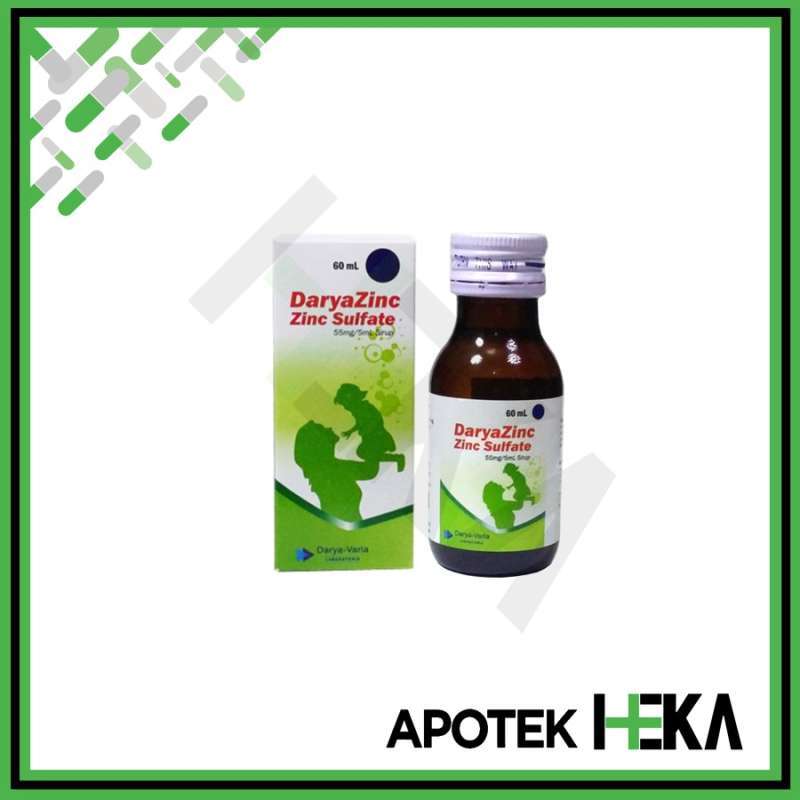Jual Daryazinc Sirup 60 ml - Suplemen Zinc Anak di Seller Apotek Heka ...