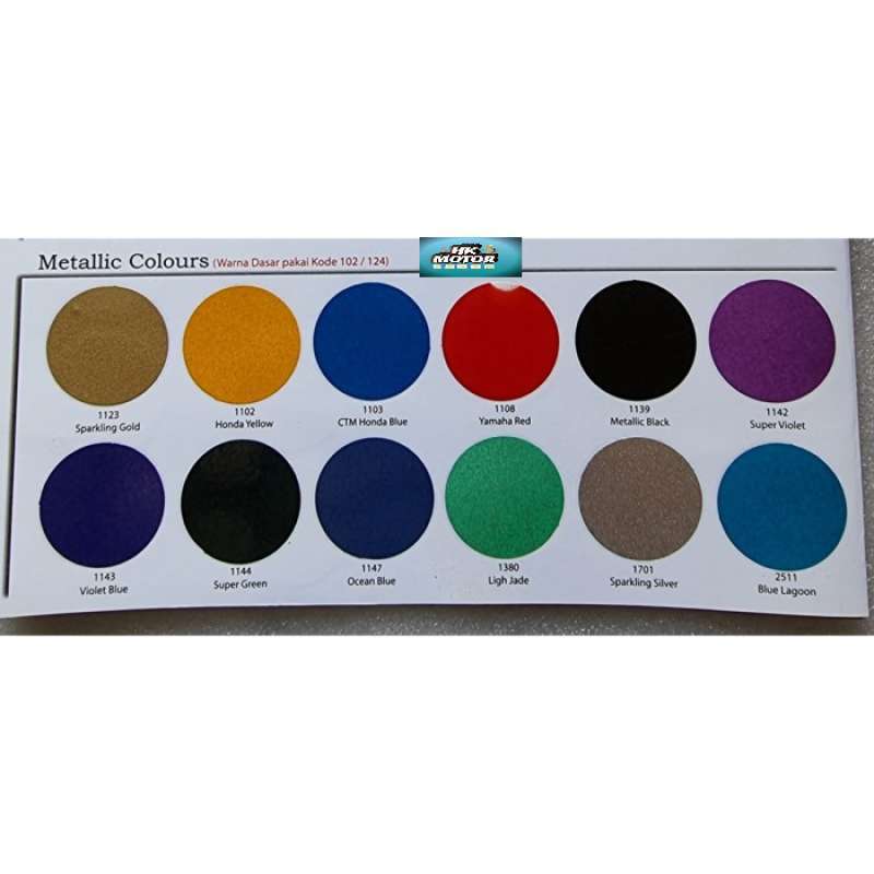 Jual Cat Samurai Paint Pilox Motor Standard Color Metalic Hk Di Seller ...