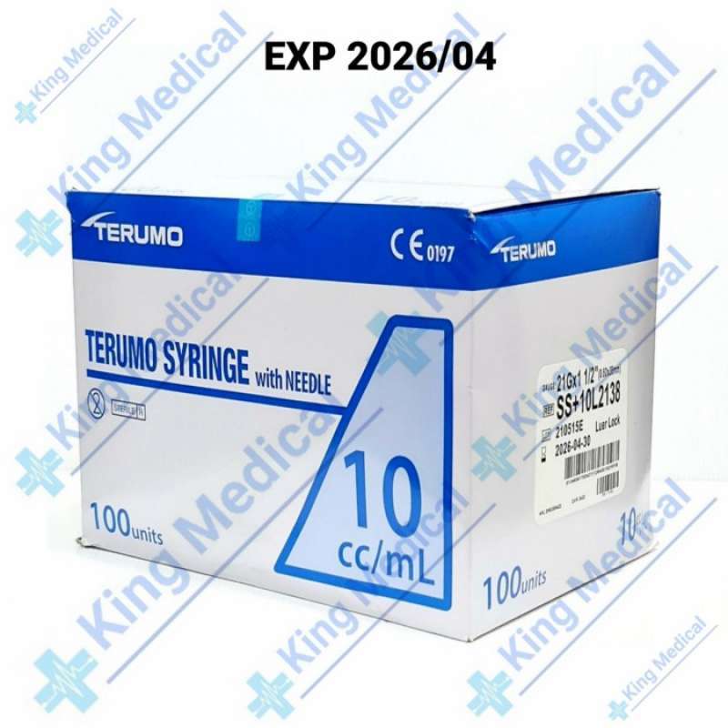Promo Syringe Terumo 10 Ml Spuit 10Cc With Needle Diskon 33% di Seller ...