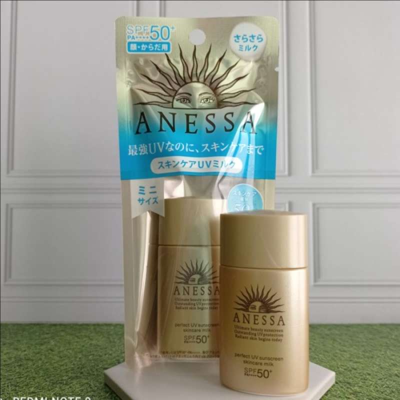 Jual Anessa Perfect Uv Sunscreen Skincare Milk Spf 50+ Pa++++ 20 Ml Di Seller Million Beauty ...